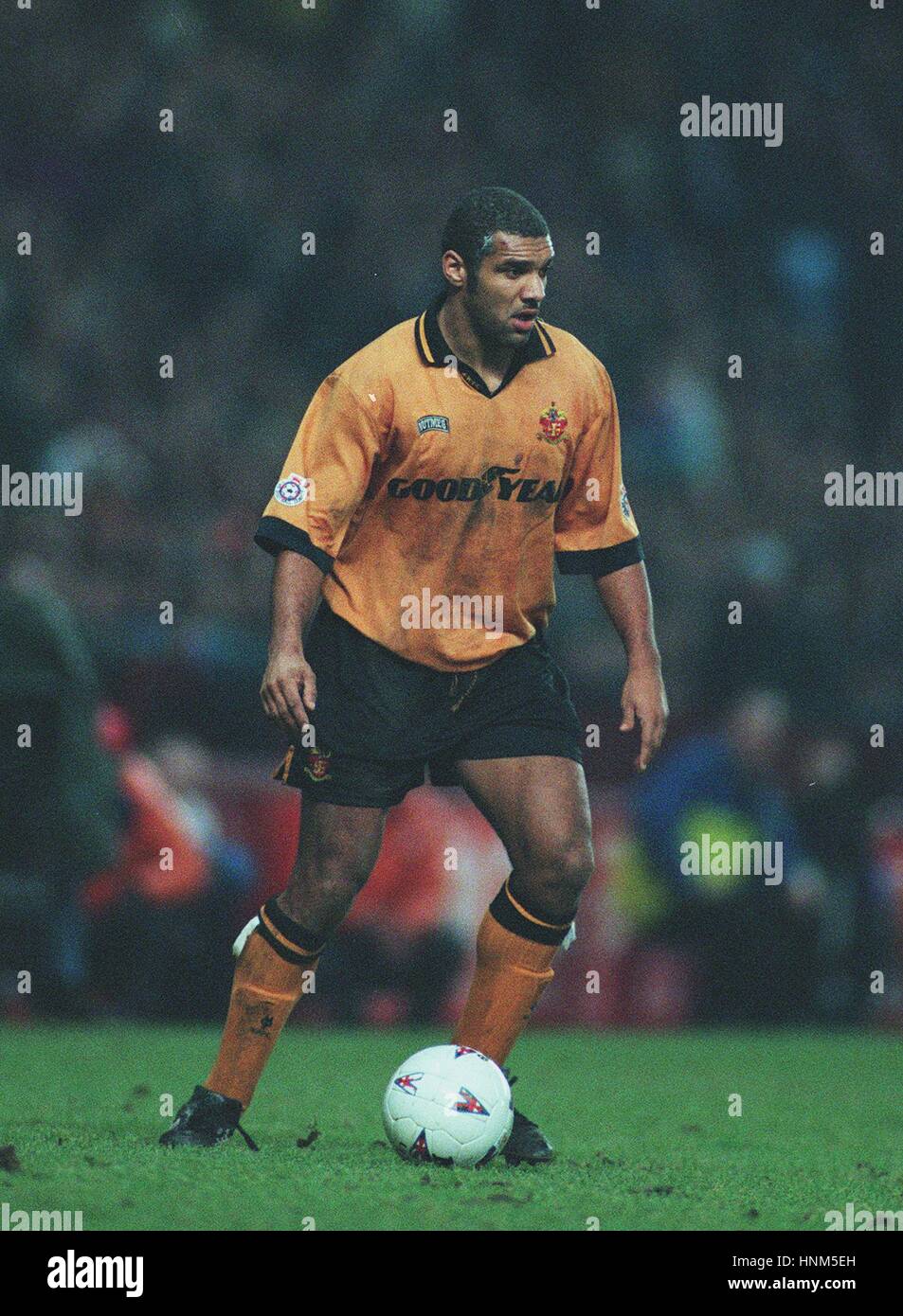 DON GOODMAN WOLVERHAMPTON WANDERERS FC 15 January 1996 Stock Photo - Alamy