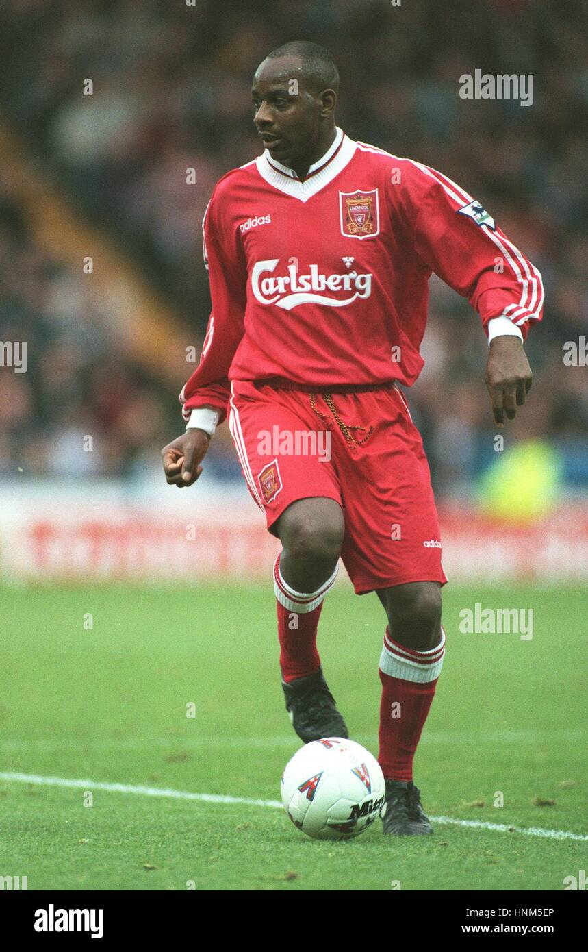 MICHAEL THOMAS LIVERPOOL FC 15 January 1996 Stock Photo - Alamy