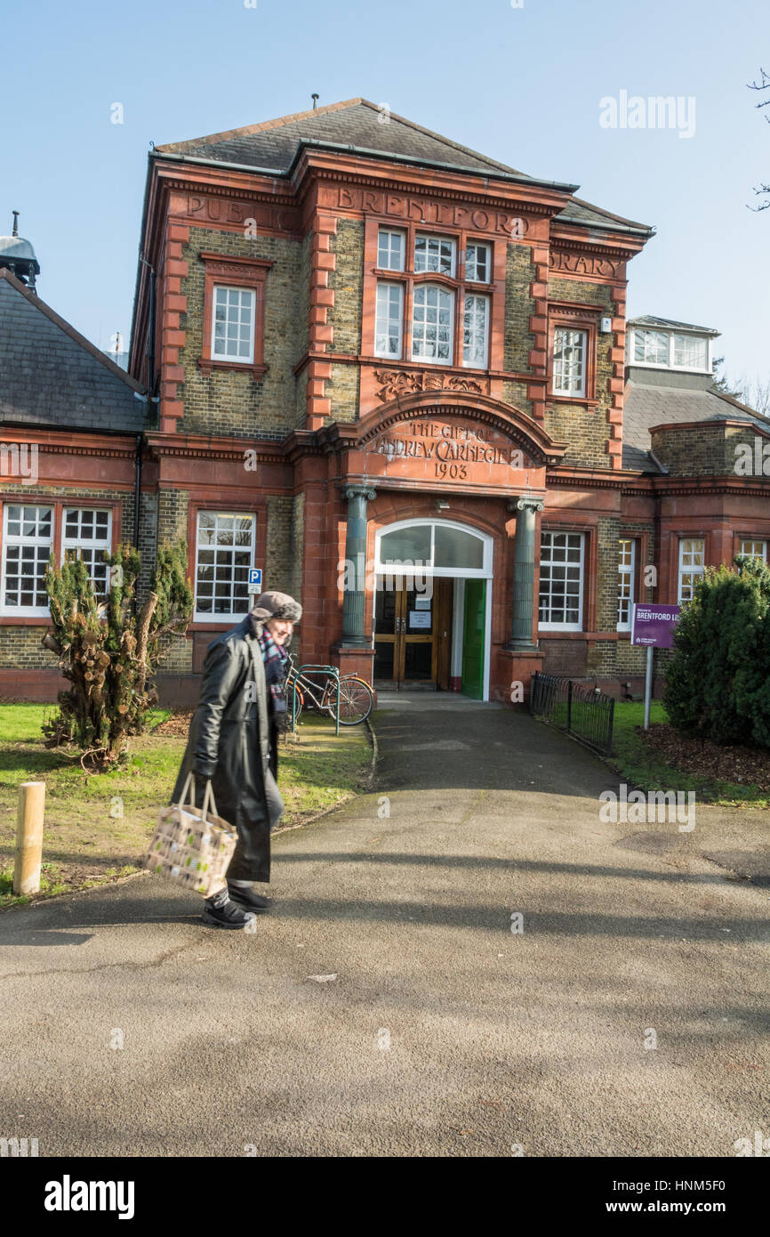 Brentford Library is a Grade II listed building at Boston Manor Road ...