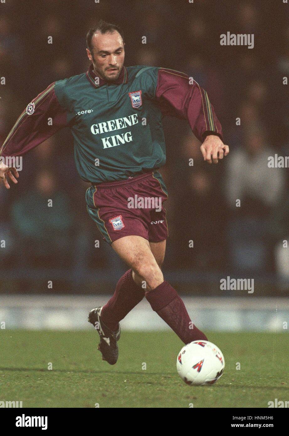 SIMON MILTON IPSWICH TOWN FC 17 January 1996 Stock Photo - Alamy