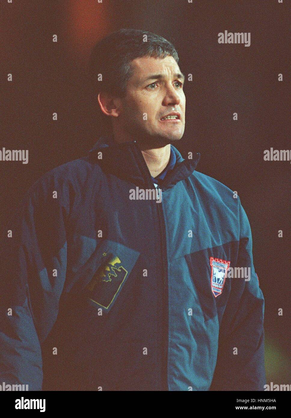 GEORGE BURLEY IPSWICH TOWN MANAGER 17 January 1996 Stock Photo - Alamy