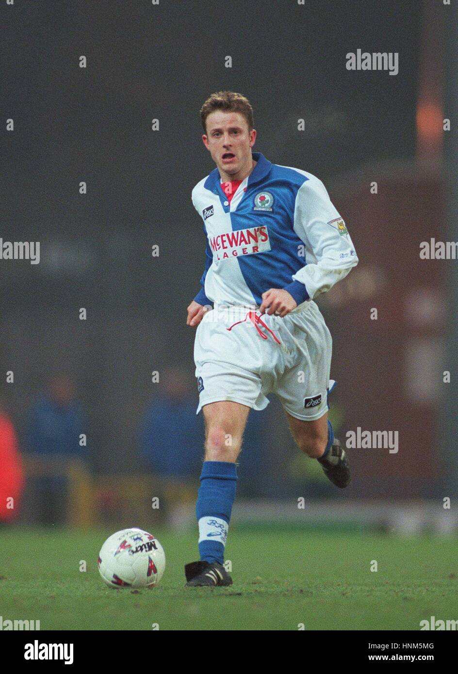 KEVIN GALLACHER BLACKBURN ROVERS FC 22 January 1996 Stock Photo - Alamy