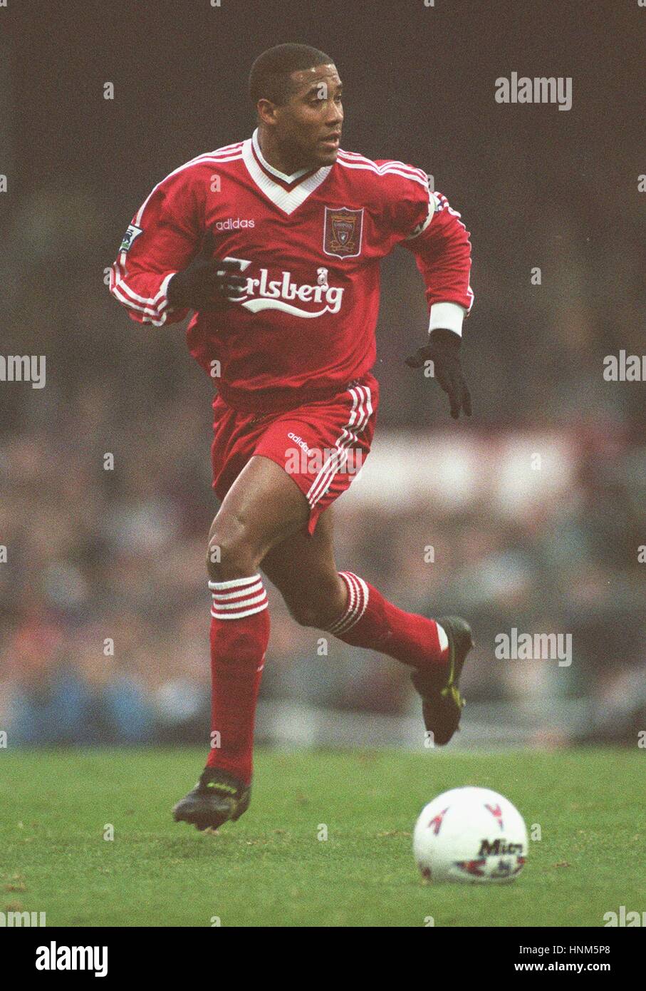 JOHN BARNES LIVERPOOL FC 24 January 1996 Stock Photo - Alamy