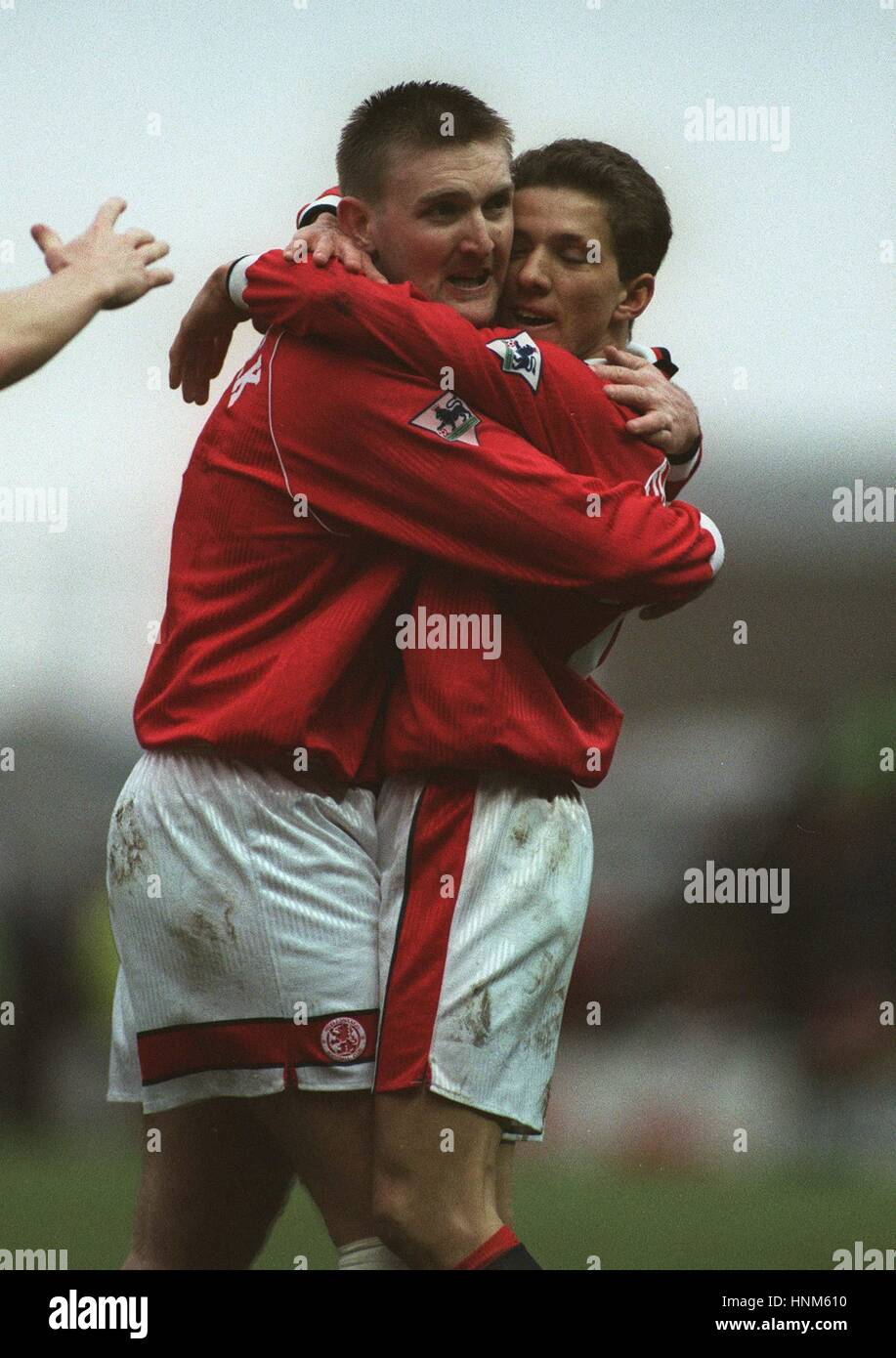 Football celebrating juninho hi-res stock photography and images - Alamy