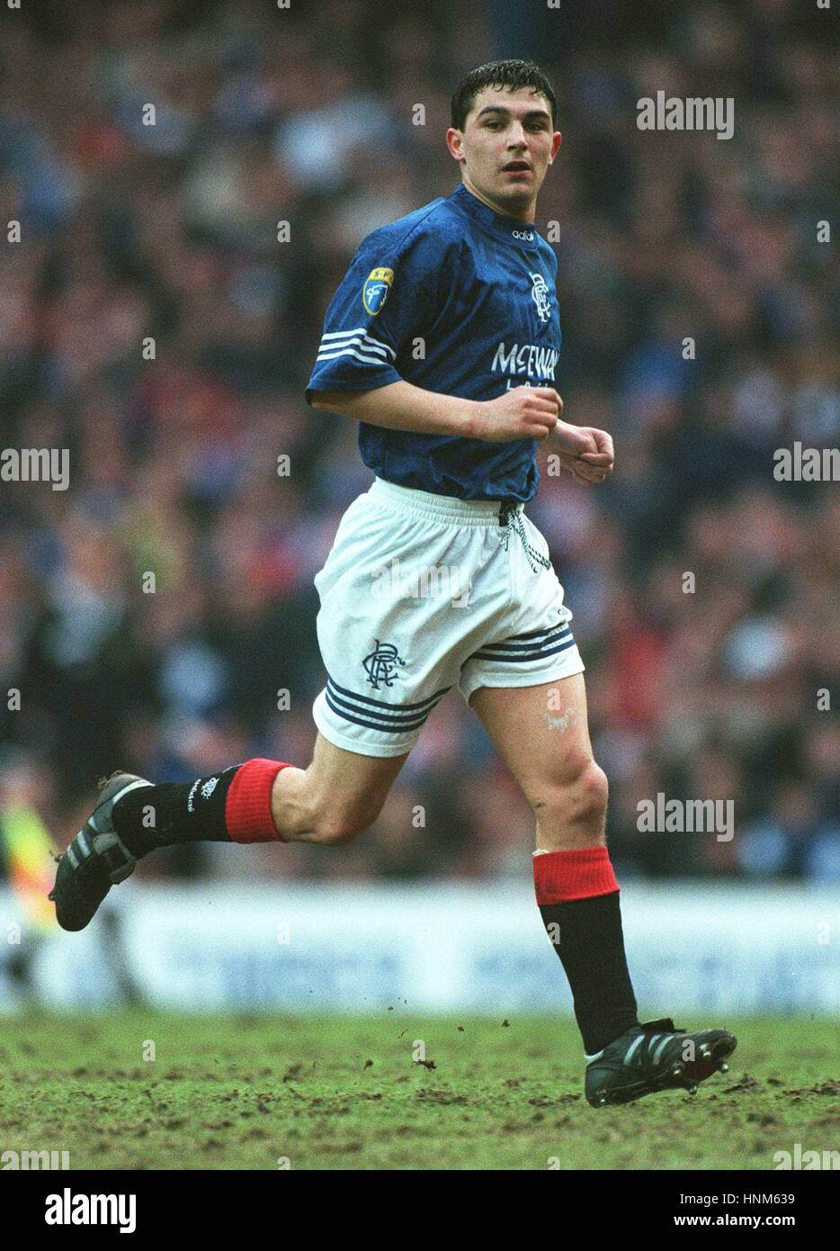 CHARLIE MILLER GLASGOW RANGERS 19 February 1996 Stock Photo - Alamy