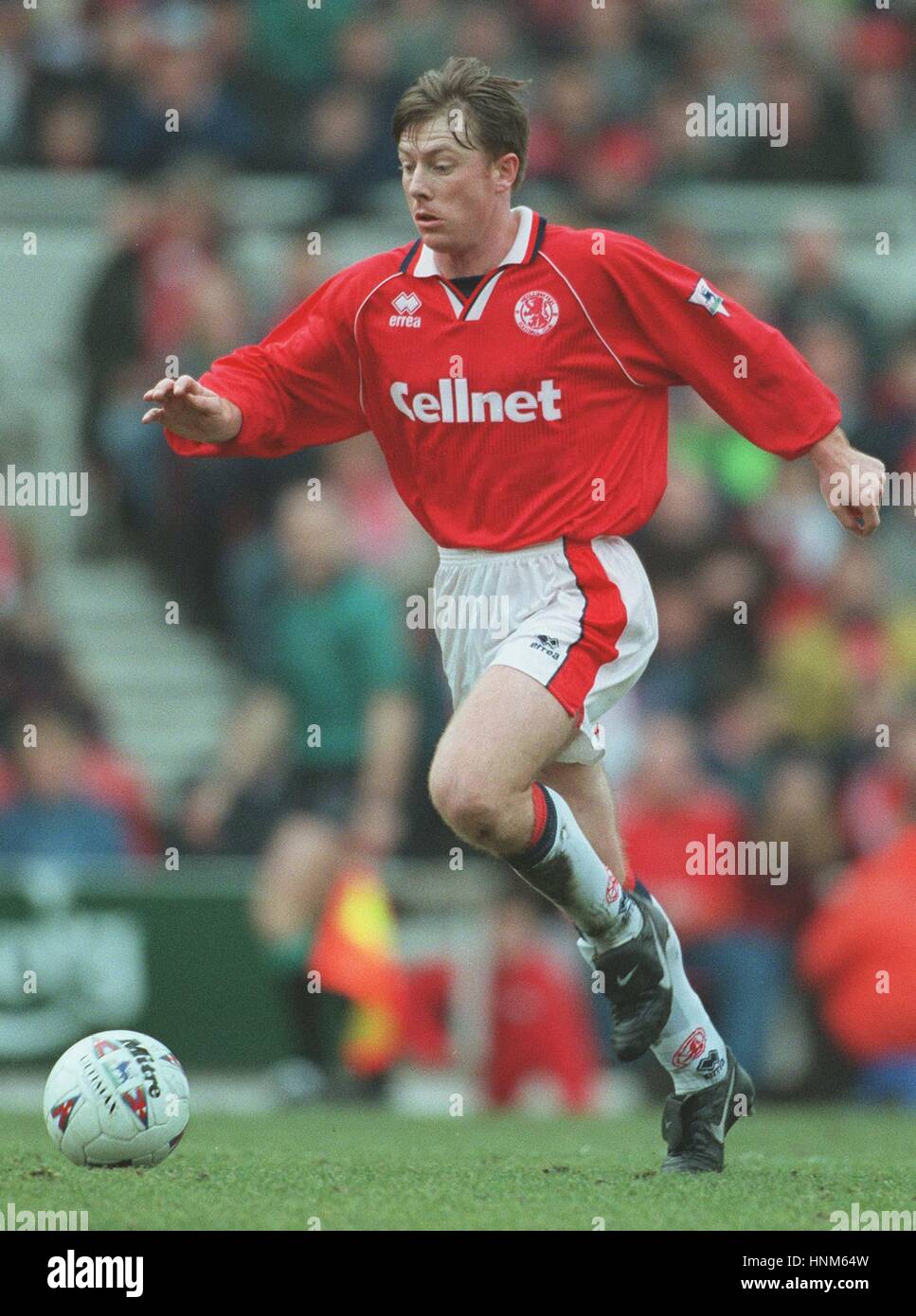 CRAIG HIGNETT MIDDLESBROUGH FC 20 February 1996 Stock Photo - Alamy