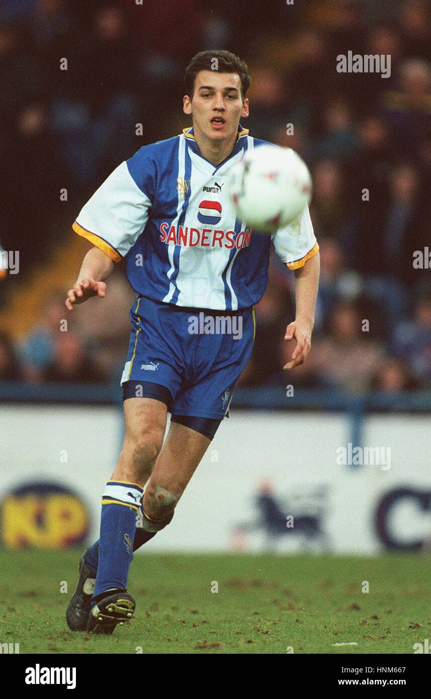 DARKO KOVACEVIC SHEFFIELD WEDNESDAY FC 20 February 1996 Stock Photo - Alamy