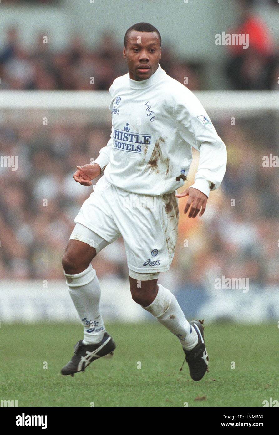 RODNEY WALLACE LEEDS UNITED FC 26 February 1996 Stock Photo - Alamy