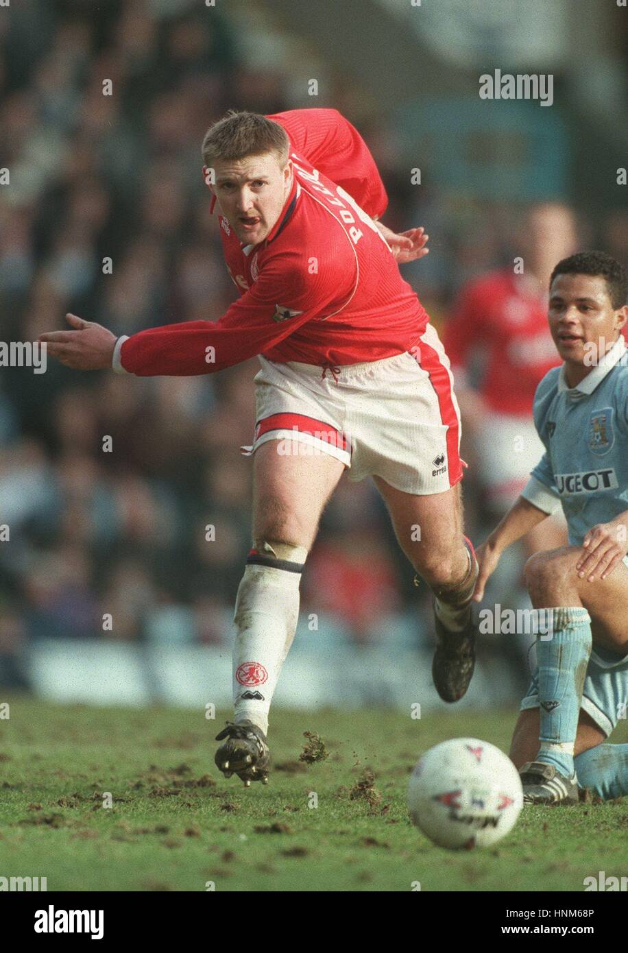 JAMIE POLLOCK MIDDLESBROUGH FC 26 February 1996 Stock Photo - Alamy
