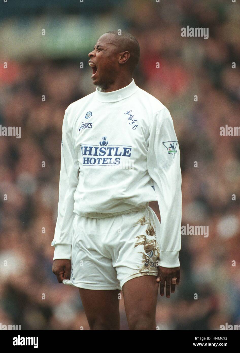 PHIL MASINGA LEEDS UNITED FC 26 February 1996 Stock Photo - Alamy