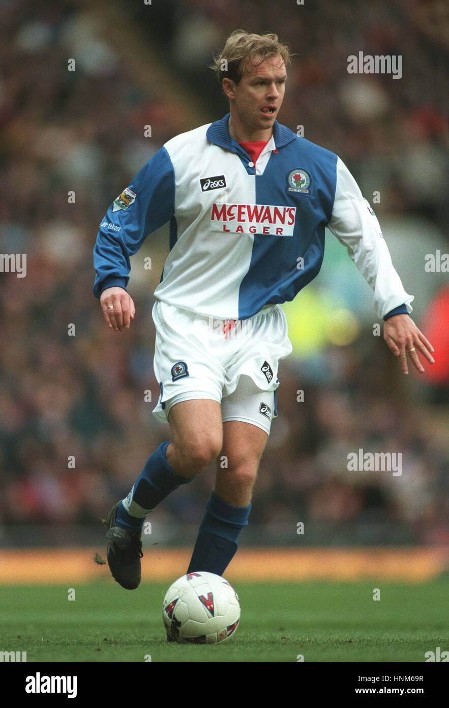 HENNING BERG BLACKBURN ROVERS FC 27 February 1996 Stock Photo - Alamy