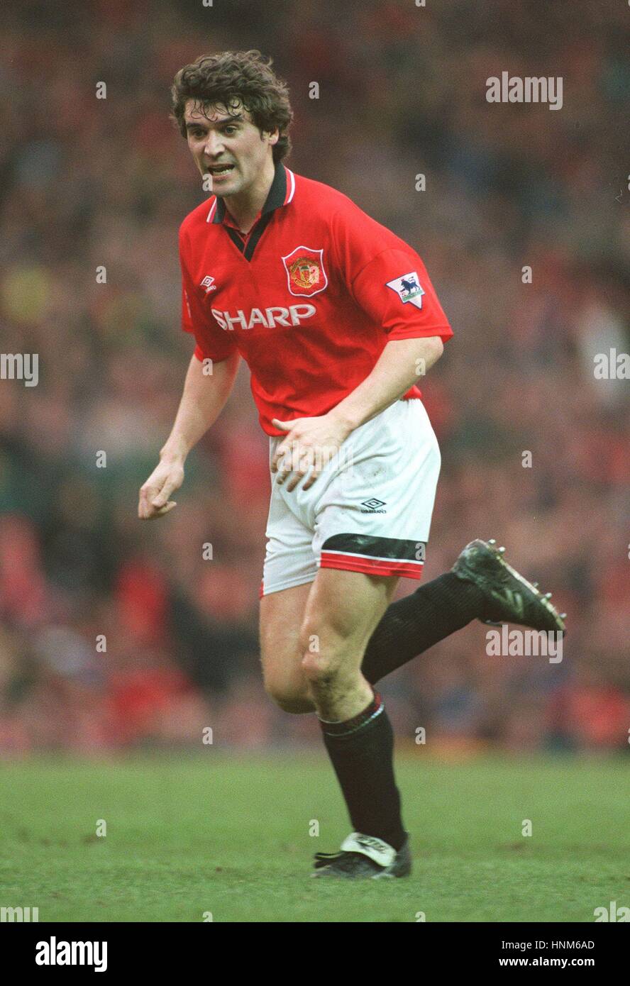 ROY KEANE MANCHESTER UNITED FC 20 February 1996 Stock Photo - Alamy