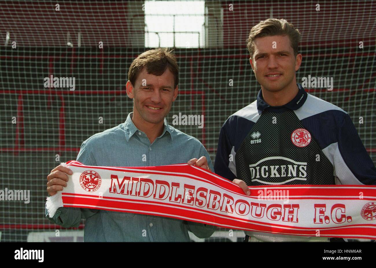 ALLAN MILLER & BRYAN ROBSON MIDDLESBROUGH SIGN KEEPER 20 February 1996 ...