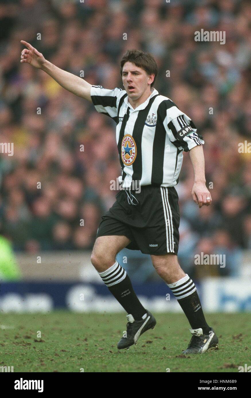PETER BEARDSLEY NEWCASTLE UNITED FC 27 February 1996 Stock Photo - Alamy