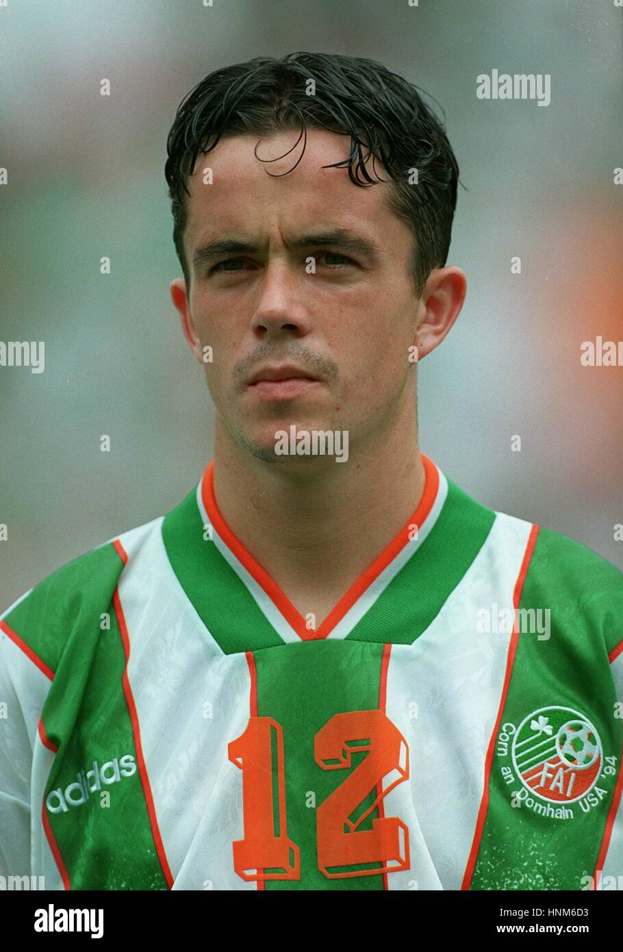 GARY KELLY EIRE & LEEDS UNITED FC 28 February 1996 Stock Photo - Alamy