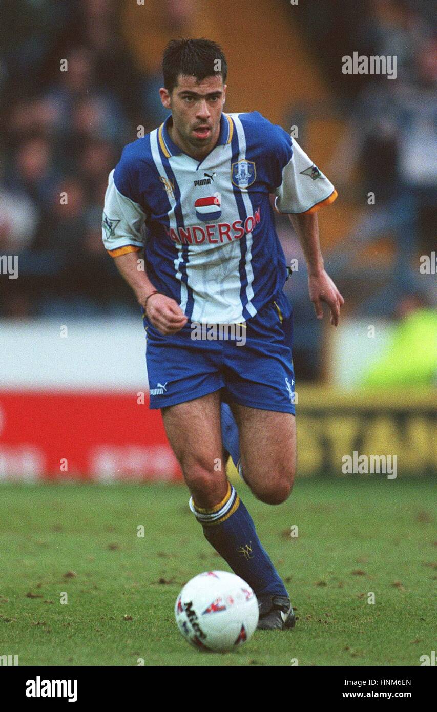 JULIAN WATTS SHEFFIELD WEDNESDAY FC 04 March 1996 Stock Photo - Alamy