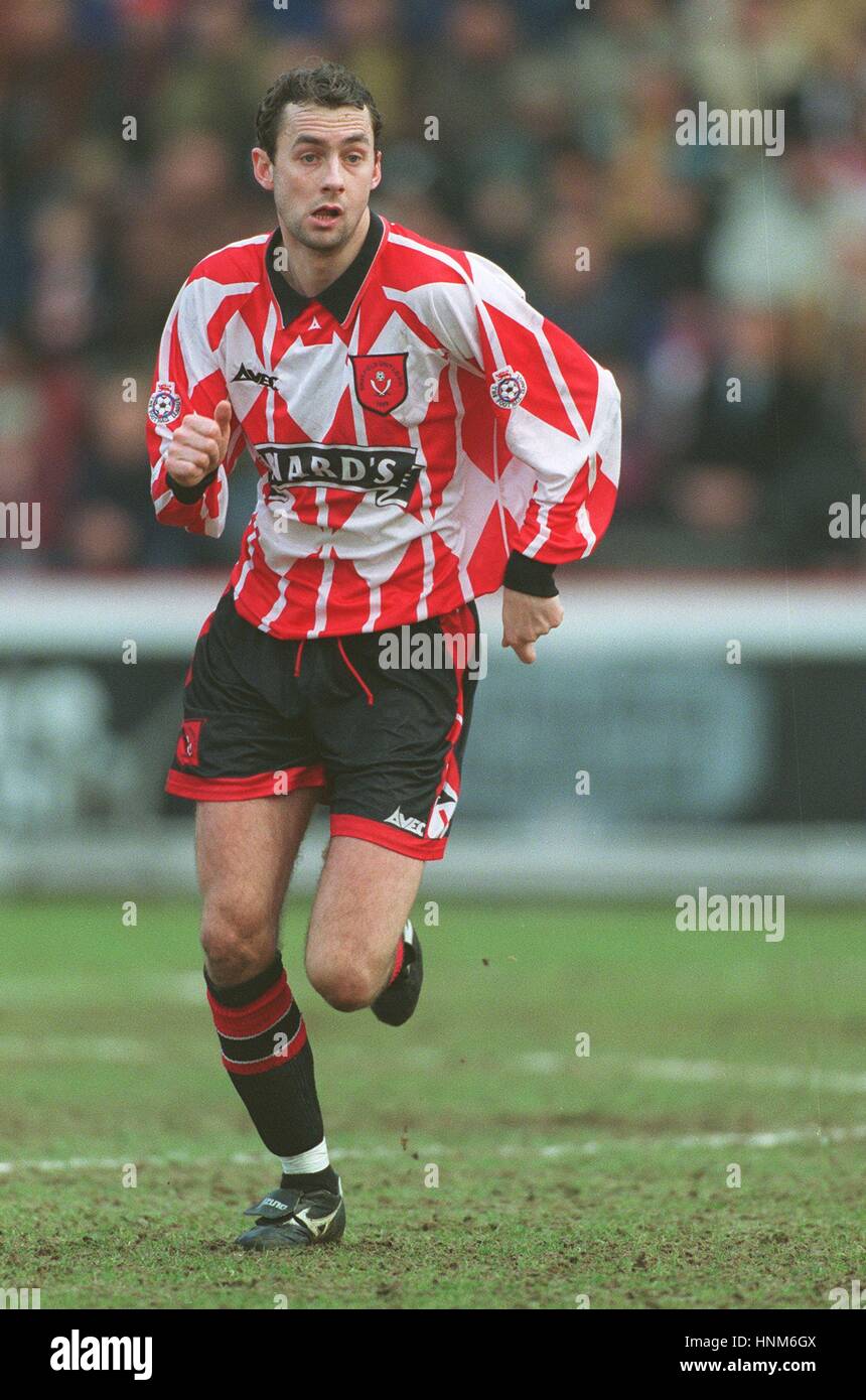 DON HUTCHISON SHEFFIELD UNITED FC 10 March 1996 Stock Photo - Alamy