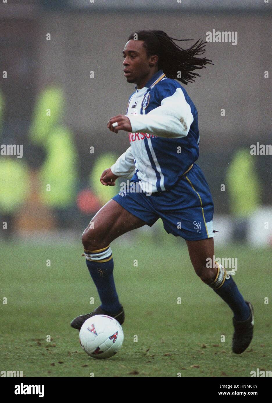 REGI BLINKER SHEFFIELD WEDNESDAY FC 18 March 1996 Stock Photo - Alamy