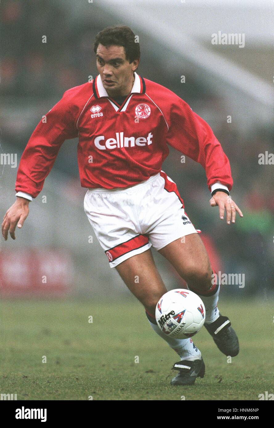 BRANCO MIDDLESBROUGH FC 19 March 1996 Stock Photo - Alamy