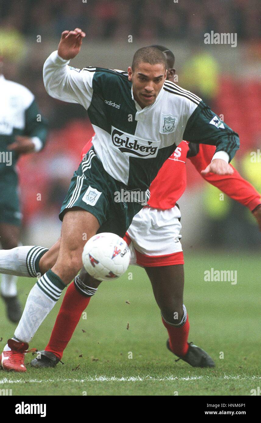 STAN COLLYMORE NOTTS FOREST V LIVERPOOL 23 March 1996 Stock Photo - Alamy