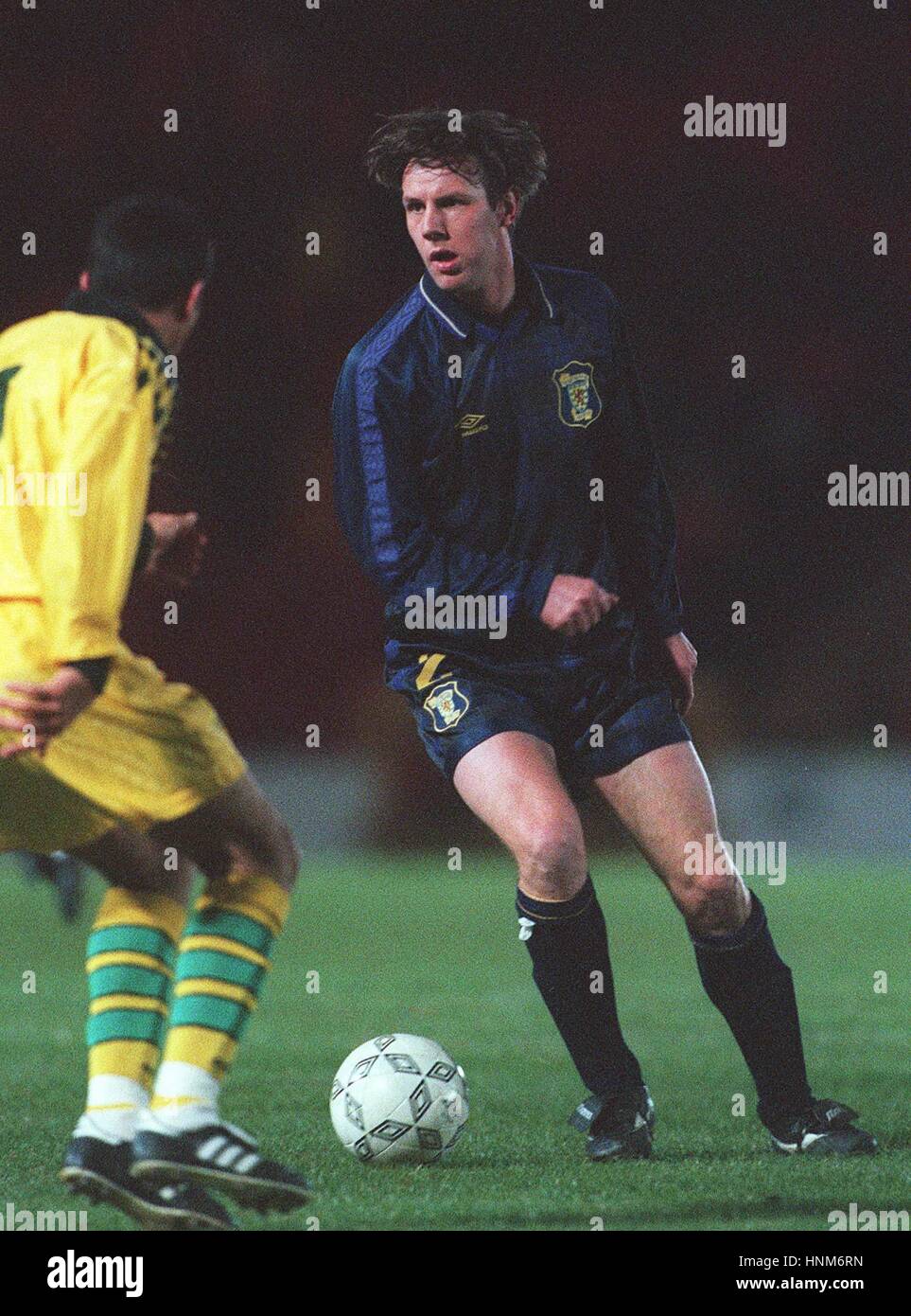 CRAIG BURLEY SCOTLAND & CHELSEA FC 28 March 1996 Stock Photo - Alamy