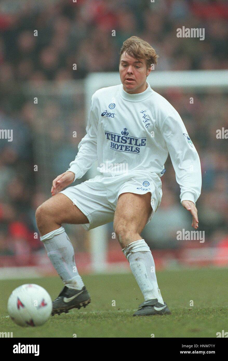 TOMAS BROLIN LEEDS UNITED FC 09 April 1996 Stock Photo - Alamy