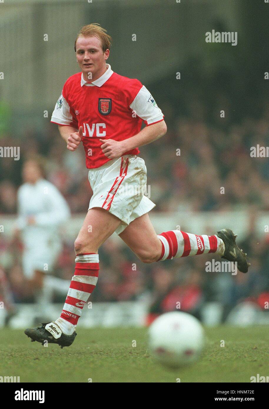 JOHN HARTSON ARSENAL FC 09 April 1996 Stock Photo - Alamy