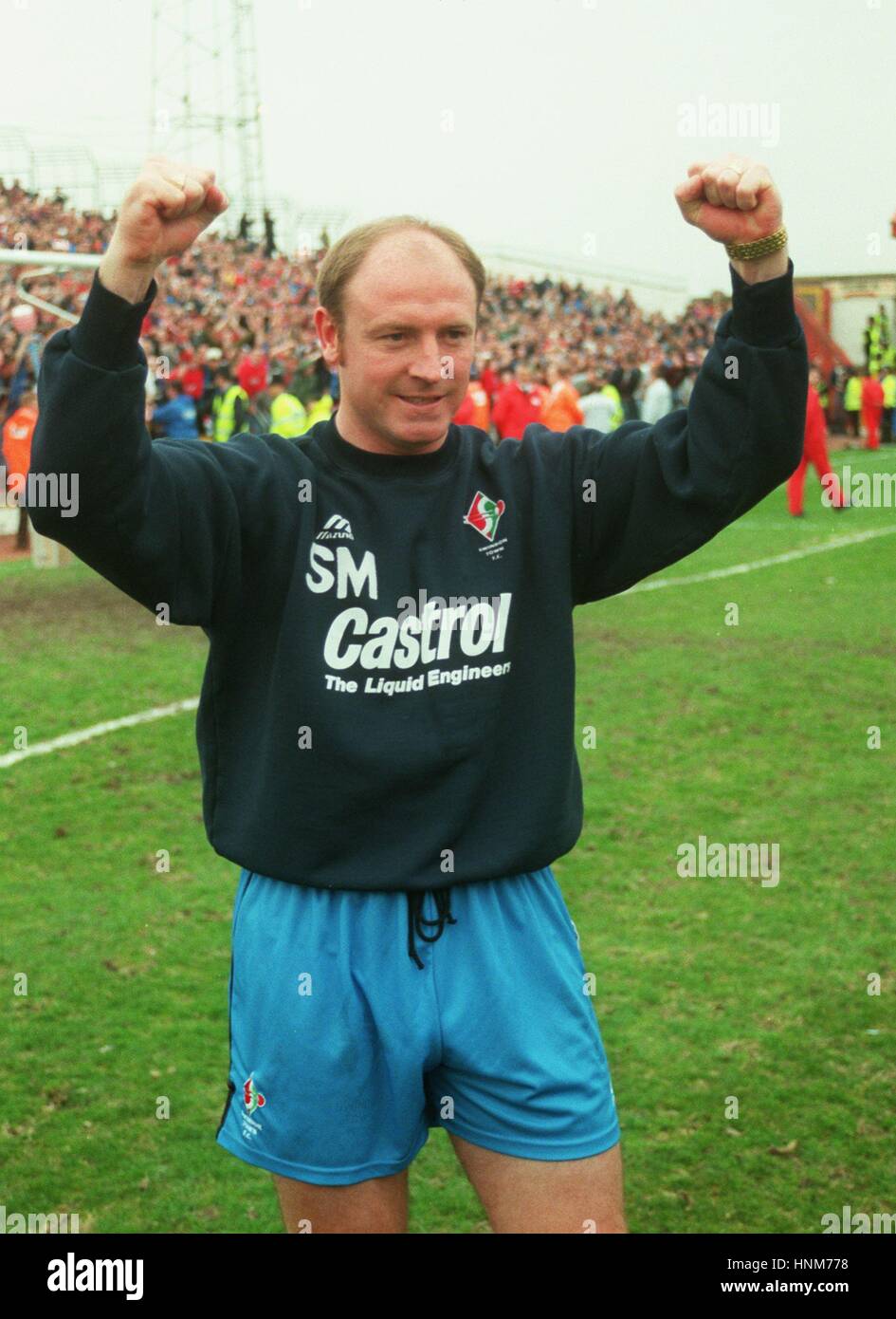 STEVE MCMAHON CELEBRATES PROMOTION TO DIVISION 1. 22 April 1996 Stock ...