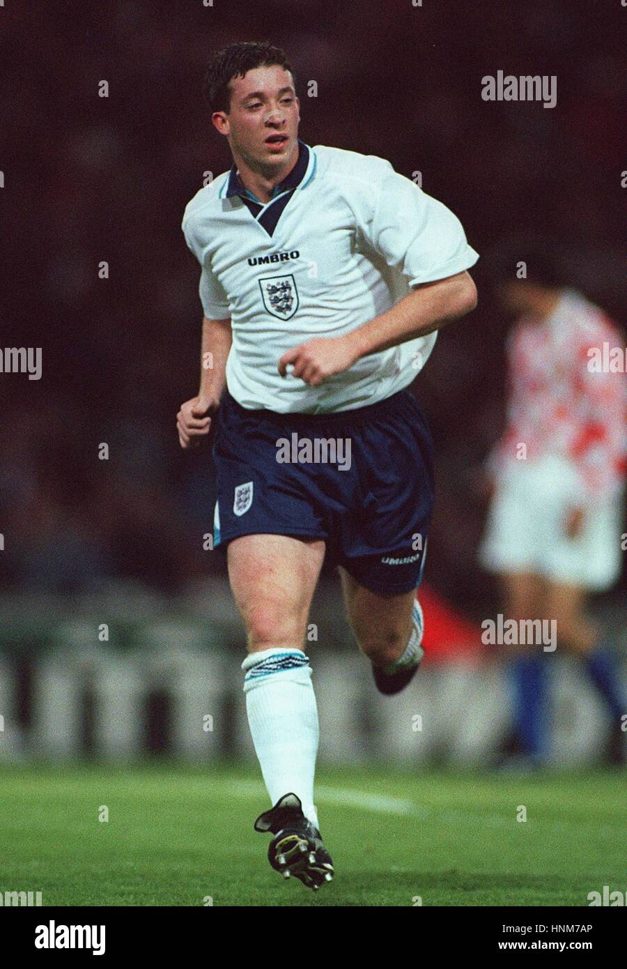ROBBIE FOWLER ENGLAND & LIVERPOOL FC 29 April 1996 Stock Photo - Alamy