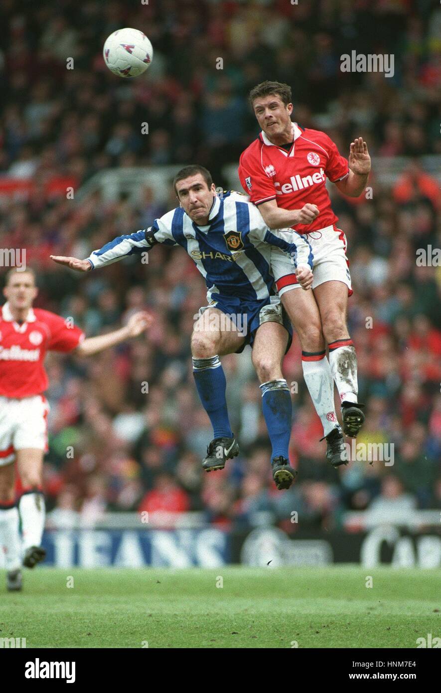 ERIC CANTONA & DEREK WHYTE MIDDLESBROUGH V MANCHESTER UTD 07 May 1996 ...