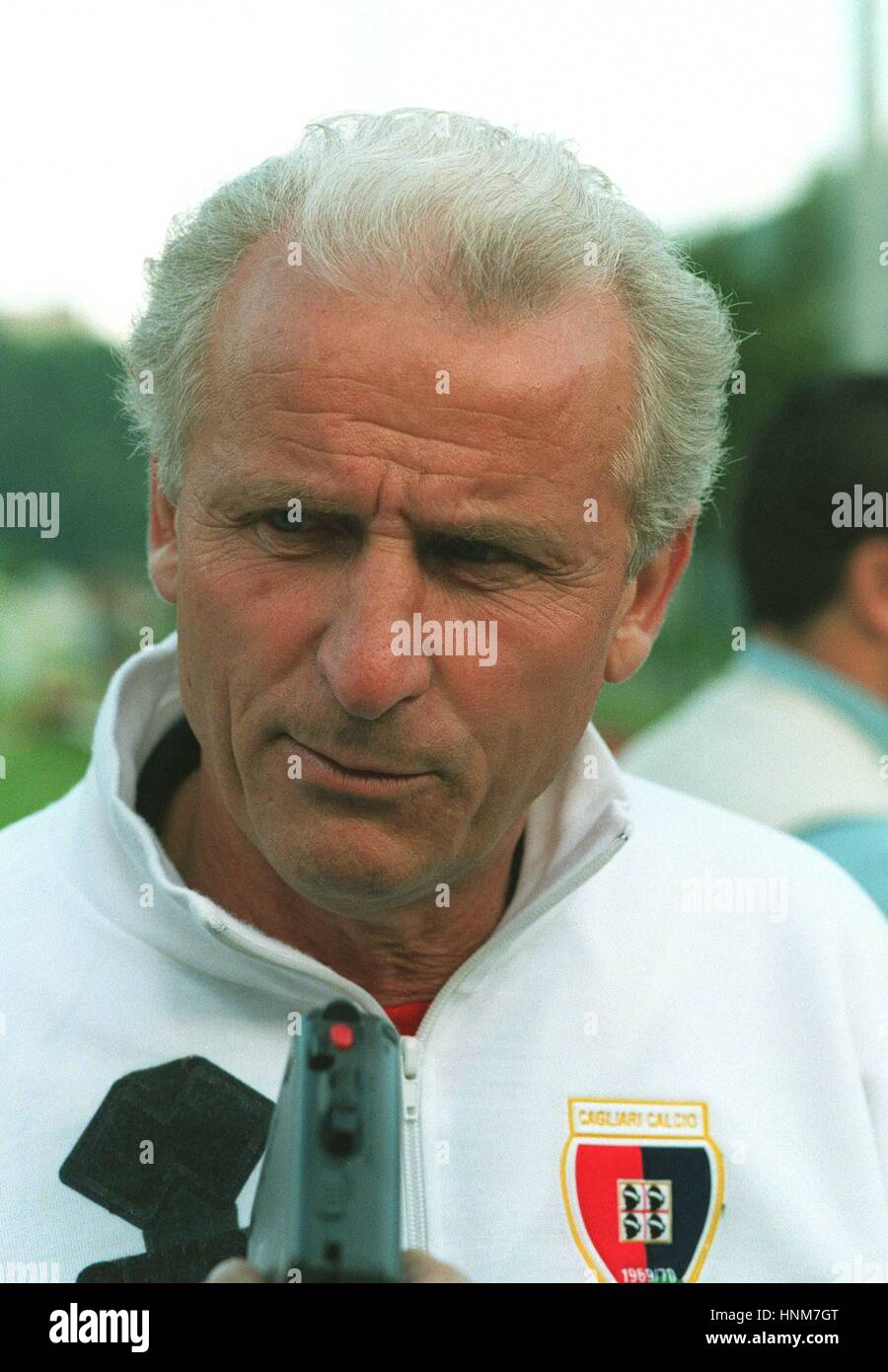 GIOVANNI TRAPATTONI ITALIAN CLUB FOOTBALL COACH 12 May 1996 Stock Photo ...