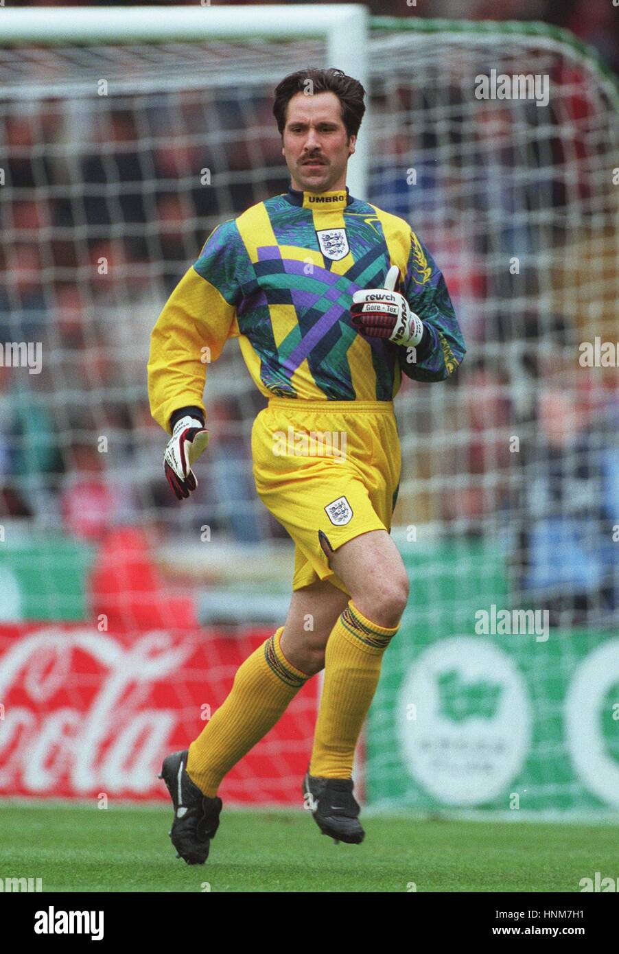 DAVID SEAMAN ENGLAND & ARSENAL FC 21 May 1996 Stock Photo - Alamy