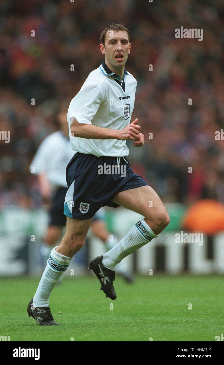 JASON WILCOX ENGLAND & BLACKBURN ROVERS FC 21 May 1996 Stock Photo - Alamy
