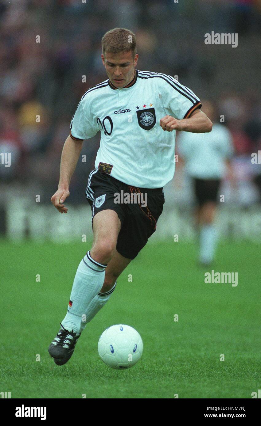 OLIVER BIERHOFF GERMANY & KARLSRUHER FC 05 June 1996 Stock Photo - Alamy