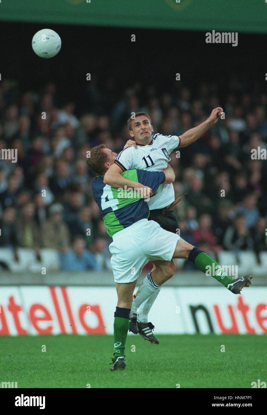 COLIN HILL & STEFAN KUNTZ NORTHERN IRELAND V GERMANY 05 June 1996 Stock ...