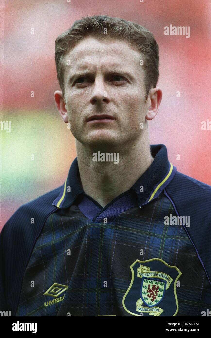 KEVIN GALLACHER SCOTLAND & BLACKBURN ROVERS FC 11 June 1996 Stock Photo ...