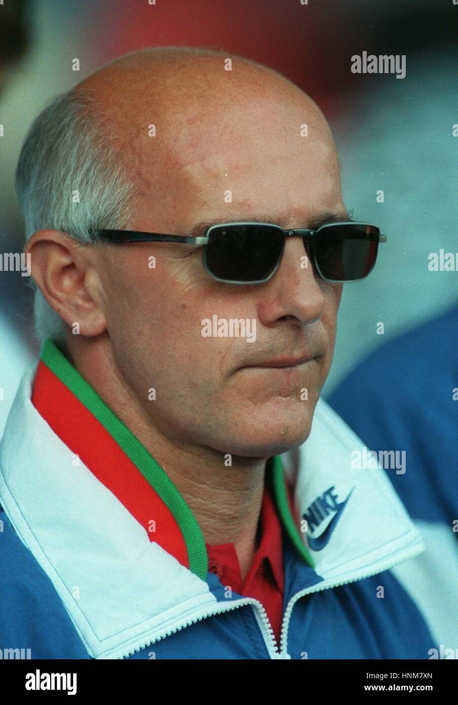 ARRIGO SACCHI ITALIAN MANAGER 13 June 1996 Stock Photo - Alamy
