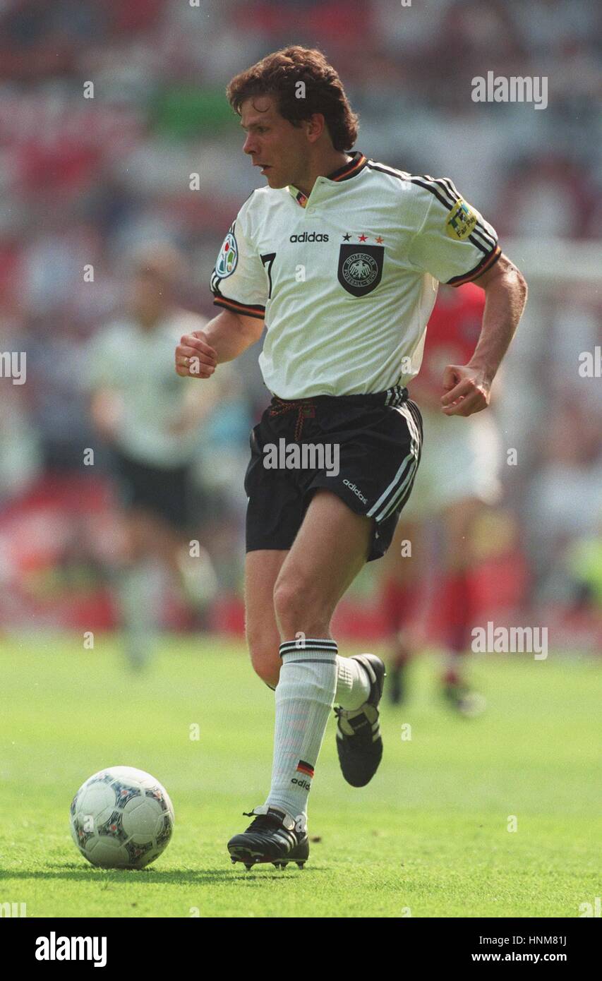 ANDREAS MOLLER GERMANY & BORUSSIA DORTMUND FC 18 June 1996 Stock Photo ...