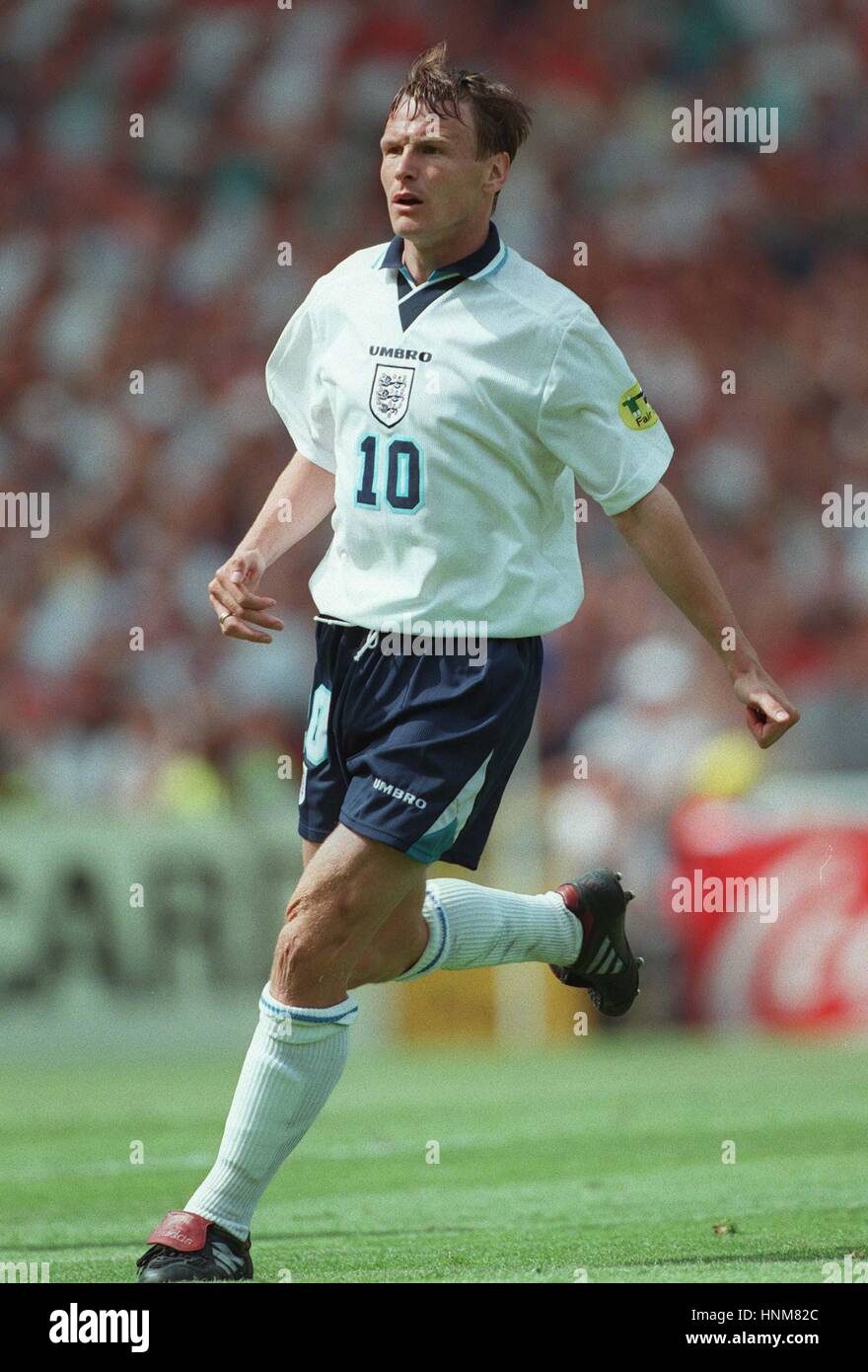 TEDDY SHERINGHAM ENGLAND & TOTTENHAM HOTSPUR FC 18 June 1996 Stock ...