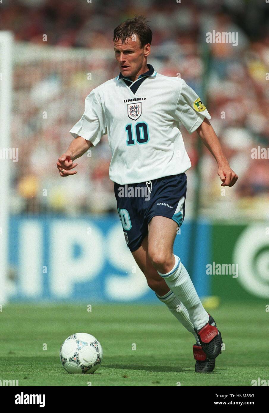 TEDDY SHERINGHAM ENGLAND & TOTTENHAM HOTSPUR FC 17 June 1996 Stock ...