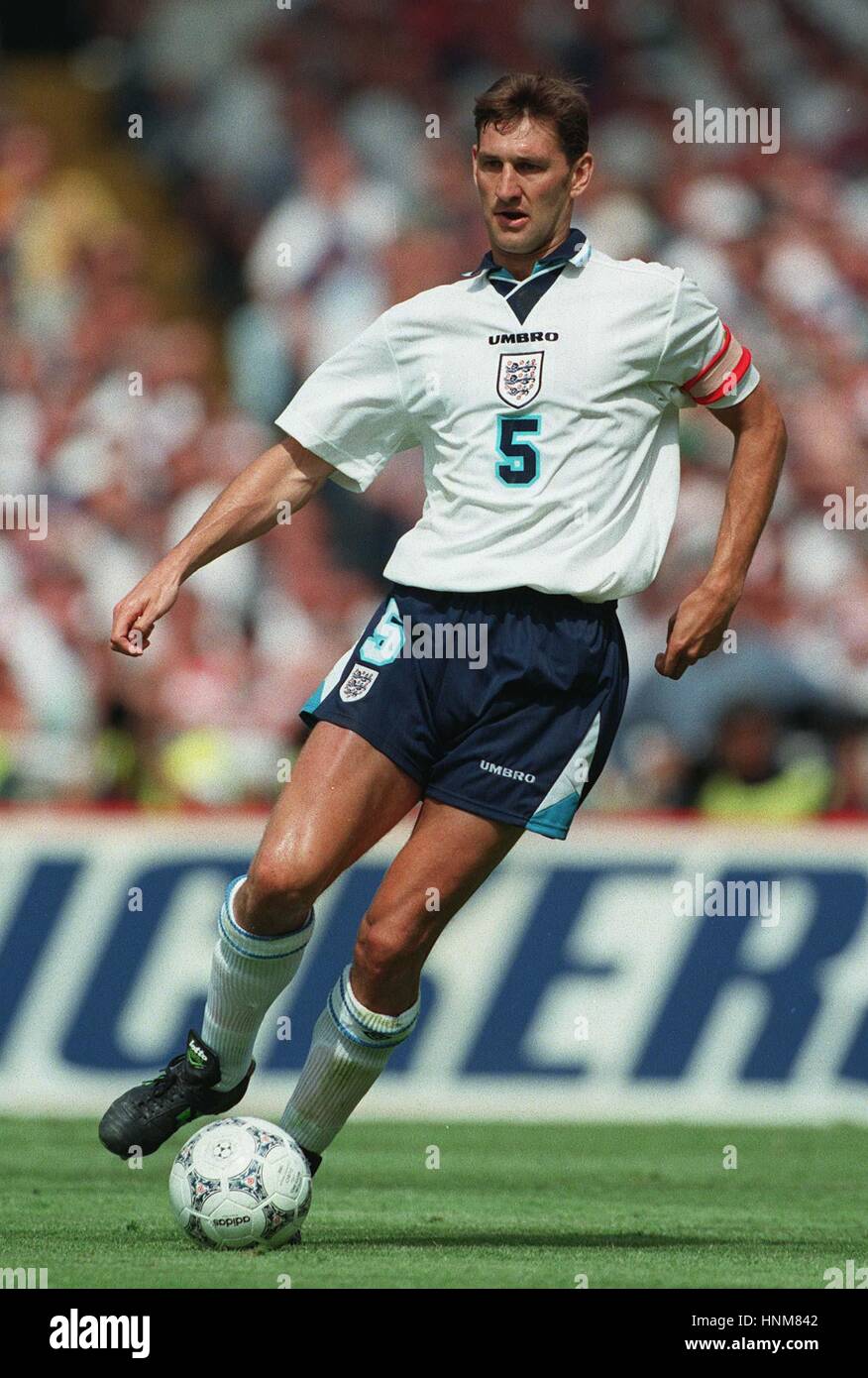 TONY ADAMS ENGLAND & ARSENAL FC 17 June 1996 Stock Photo - Alamy