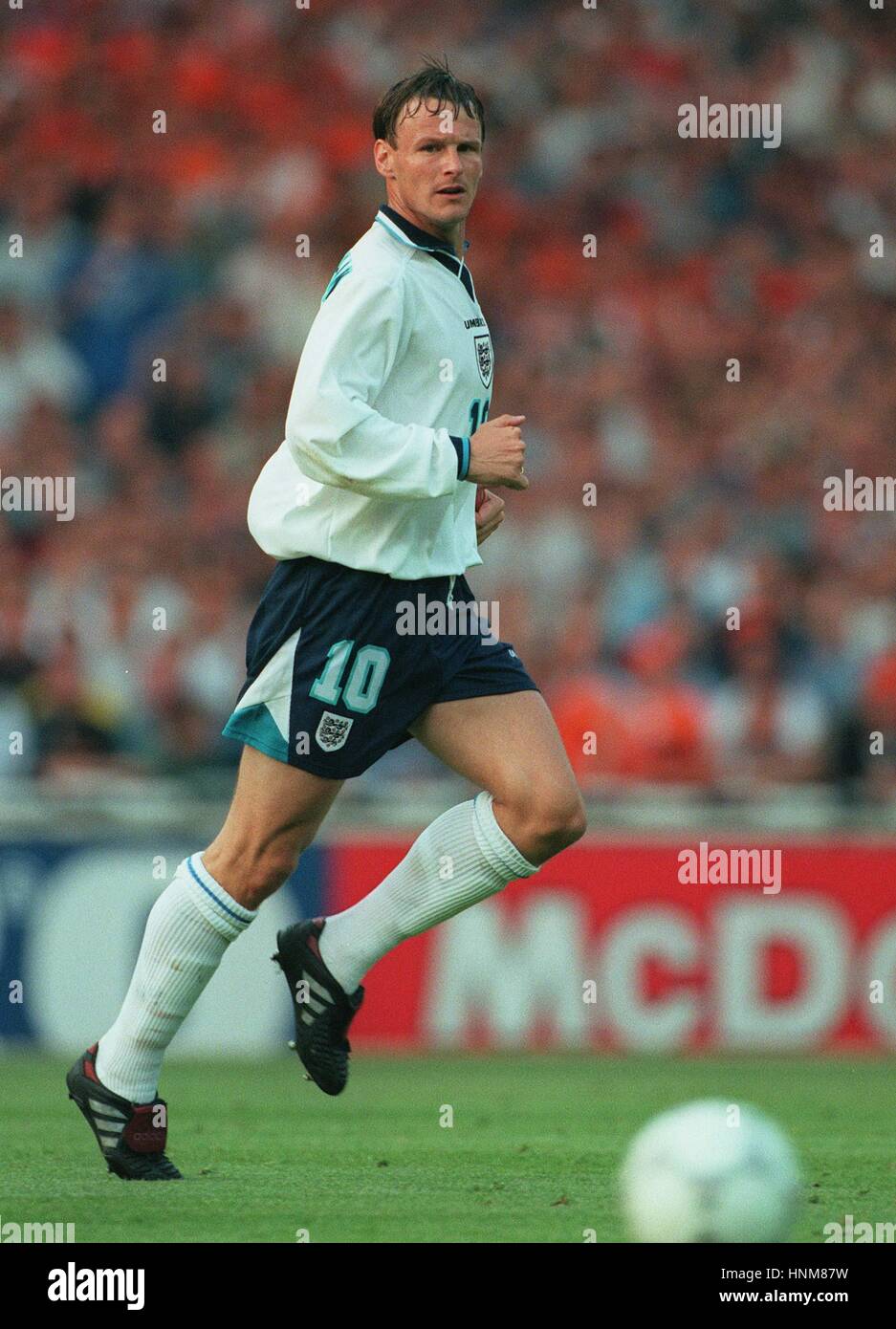 TEDDY SHERINGHAM ENGLAND & TOTTENHAM HOTSPUR FC 20 June 1996 Stock ...