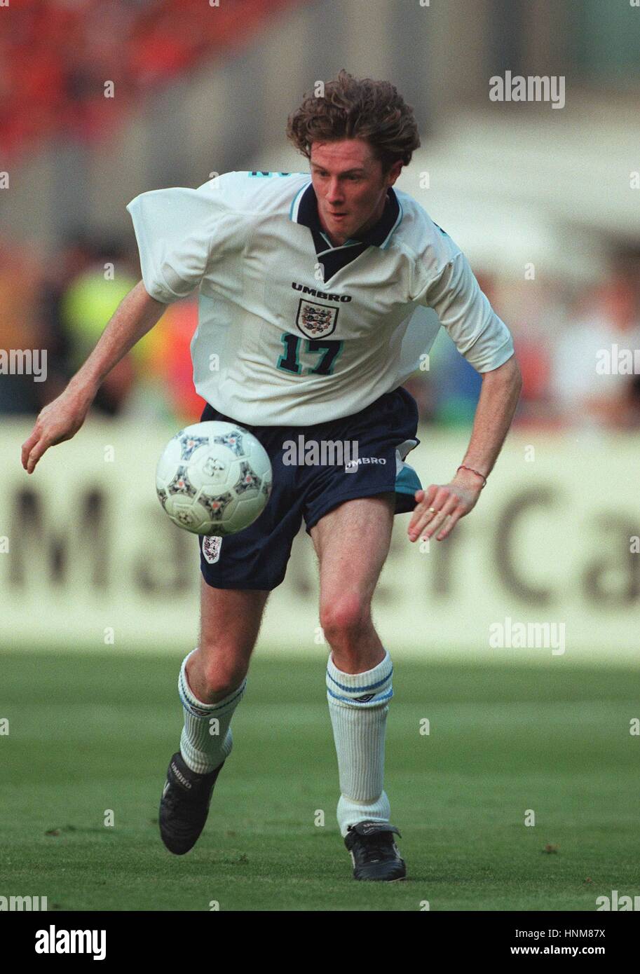 STEVE MCMANAMAN ENGLAND & LIVERPOOL FC 20 June 1996 Stock Photo - Alamy