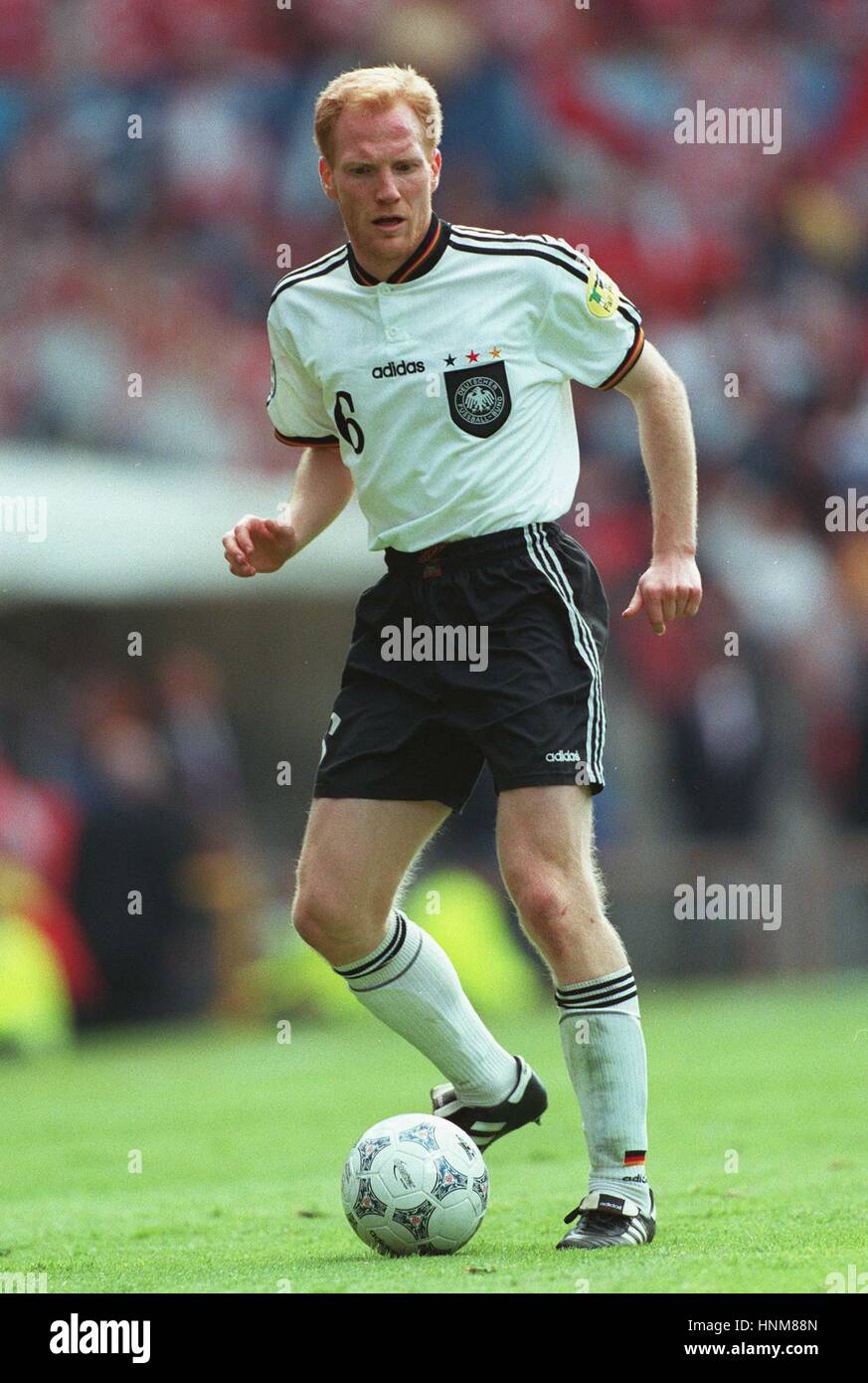 MATTHIAS SAMMER GERMANY & BORUSSIA DORTMUND FC 24 June 1996 Stock Photo ...