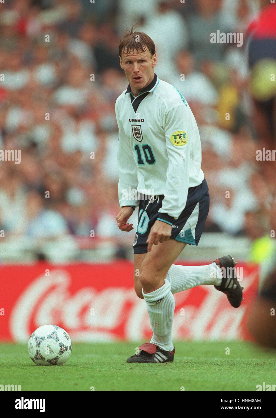 TEDDY SHERINGHAM ENGLAND & TOTTENHAM HOTSPUR FC 24 June 1996 Stock ...
