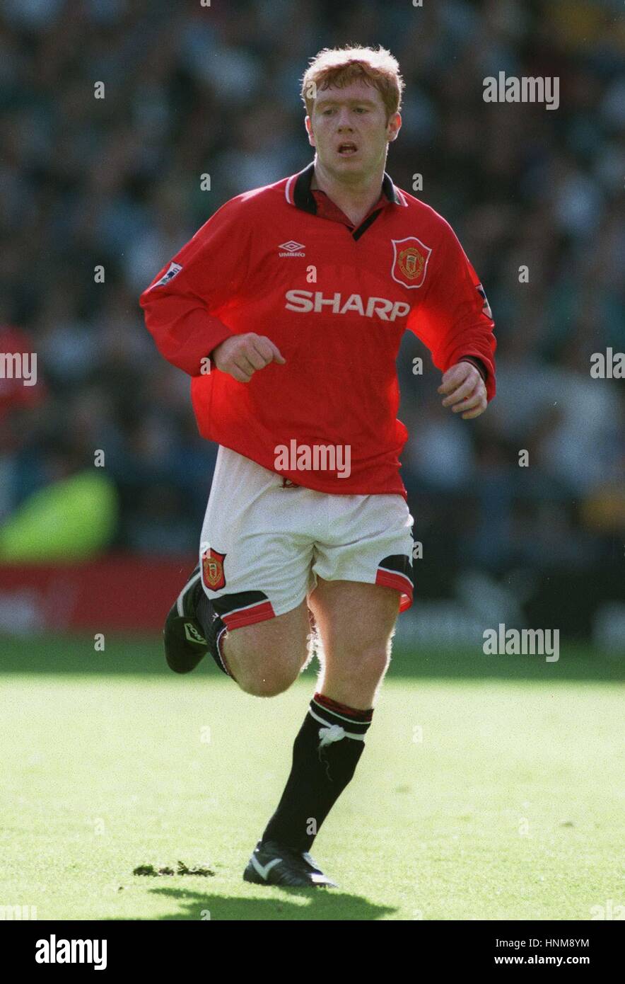 PAUL SCHOLES MANCHESTER UNITED FC 26 September 1995 Stock Photo - Alamy