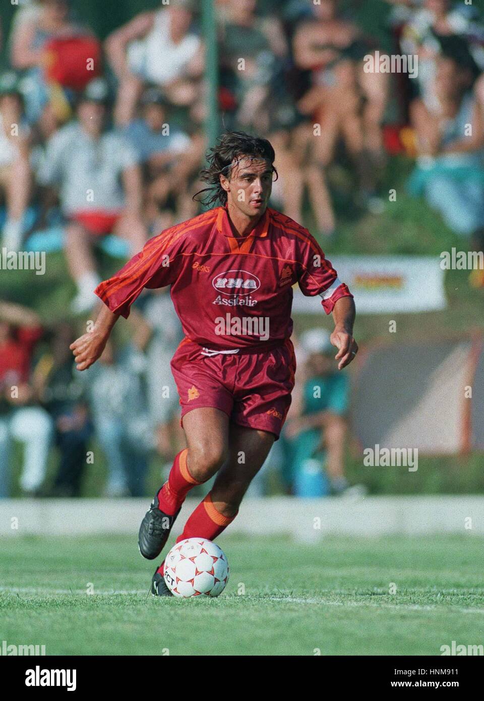 GIUSEPPE GIANNINI AS ROMA 28 September 1995 Stock Photo: 133826477 - Alamy