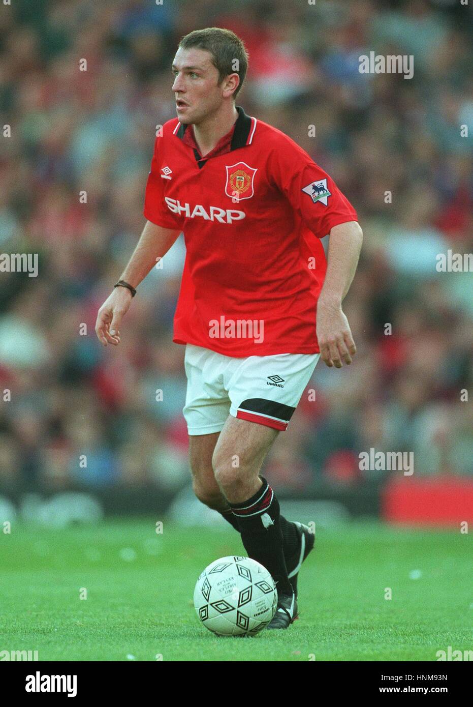 LEE SHARPE MANCHESTER UNITED FC 02 October 1995 Stock Photo - Alamy