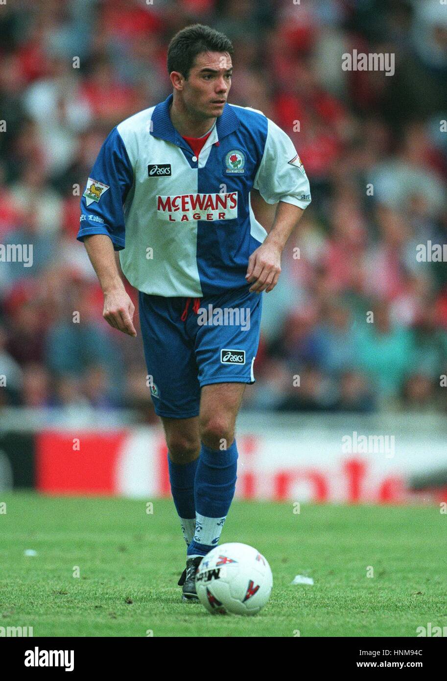 JEFF KENNA BLACKBURN ROVERS FC 04 October 1995 Stock Photo - Alamy