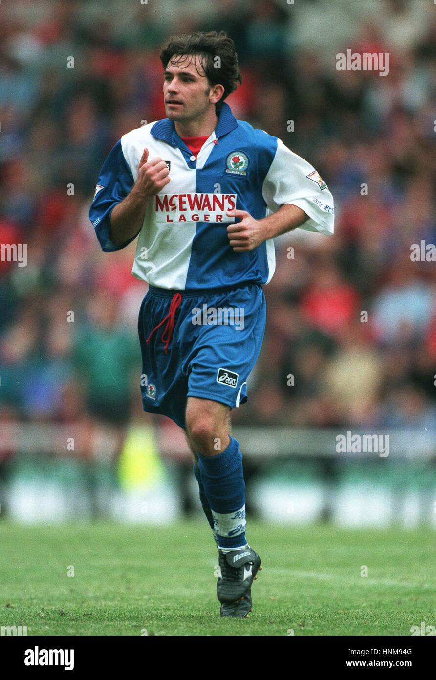 MATTHEW HOLMES BLACKBURN ROVERS FC 04 October 1995 Stock Photo - Alamy